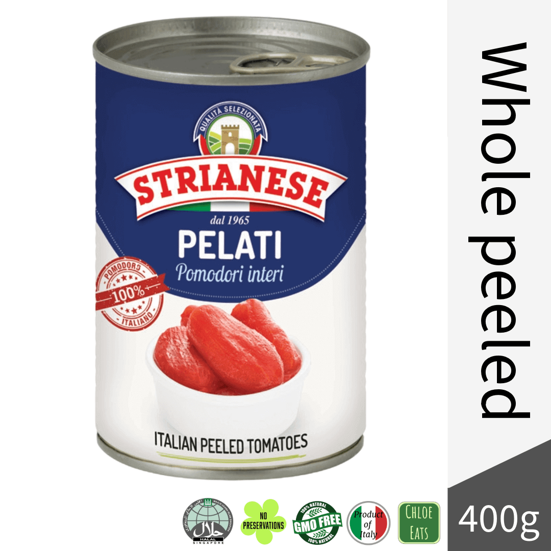 Strianese Pomodori Pelati peeled tomatoes — Chloe Eats