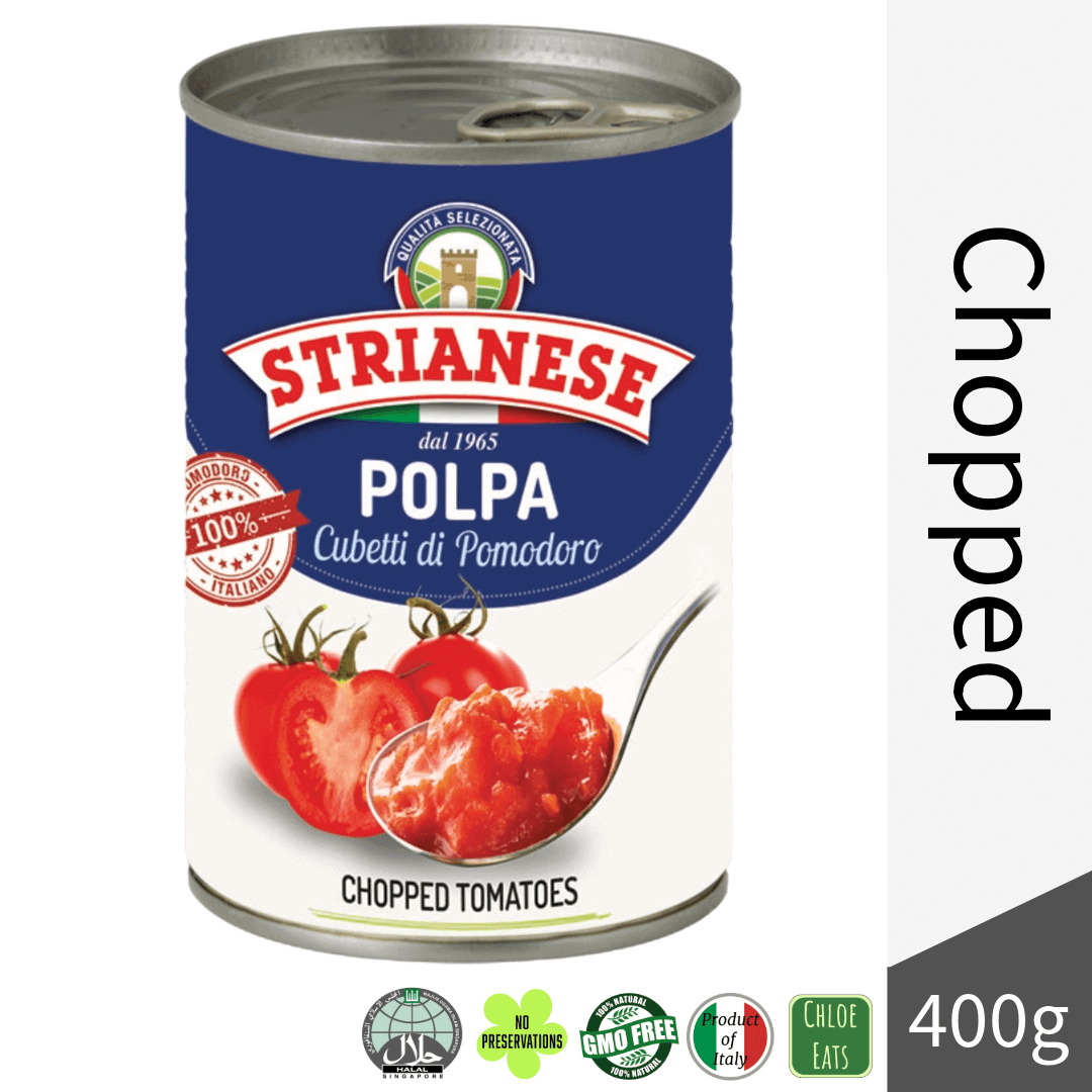 Strianese Polpa chopped tomatoes — Chloe Eats