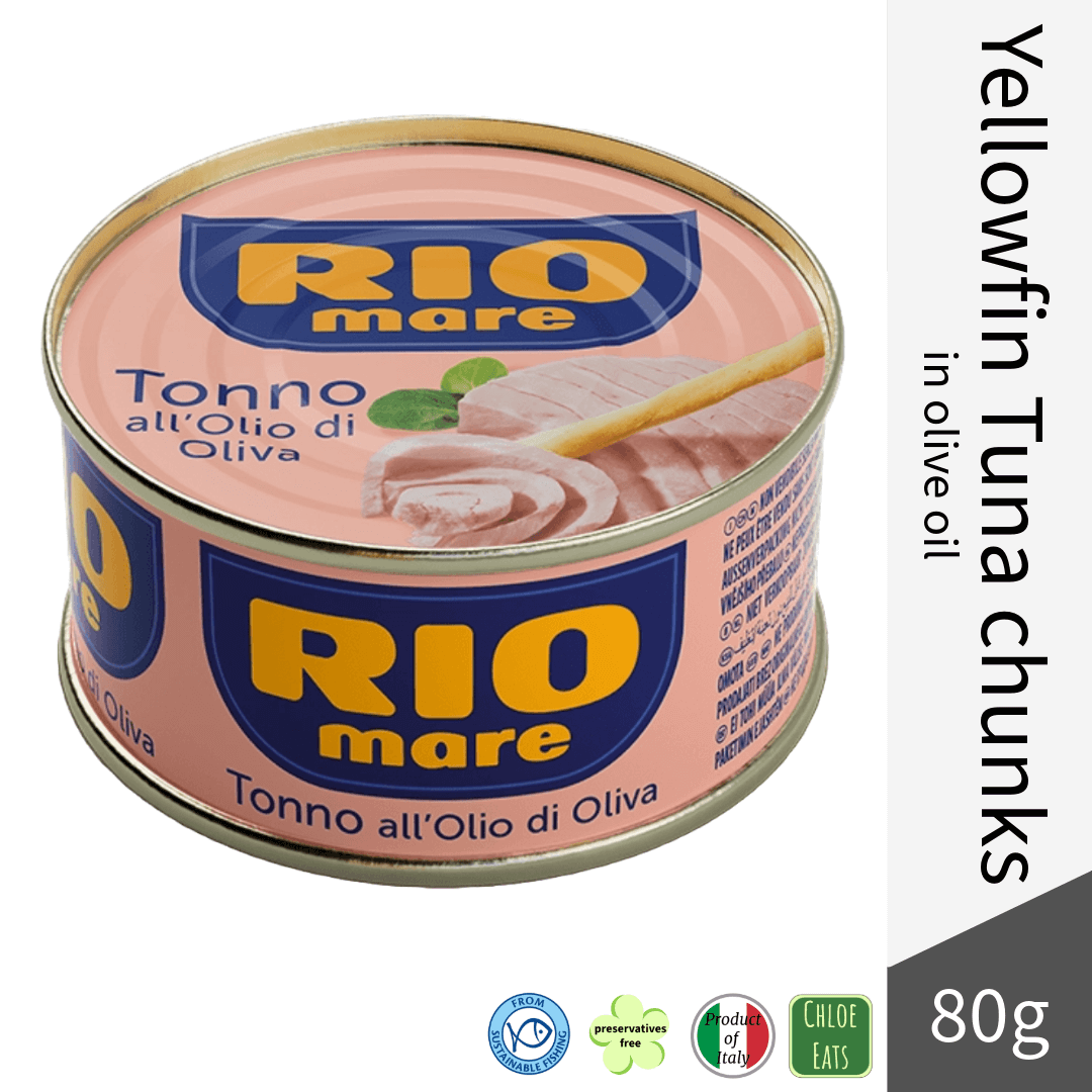 Rio Mare Tonno Yellowfin Tuna chunks in olive oil — Chloe Eats