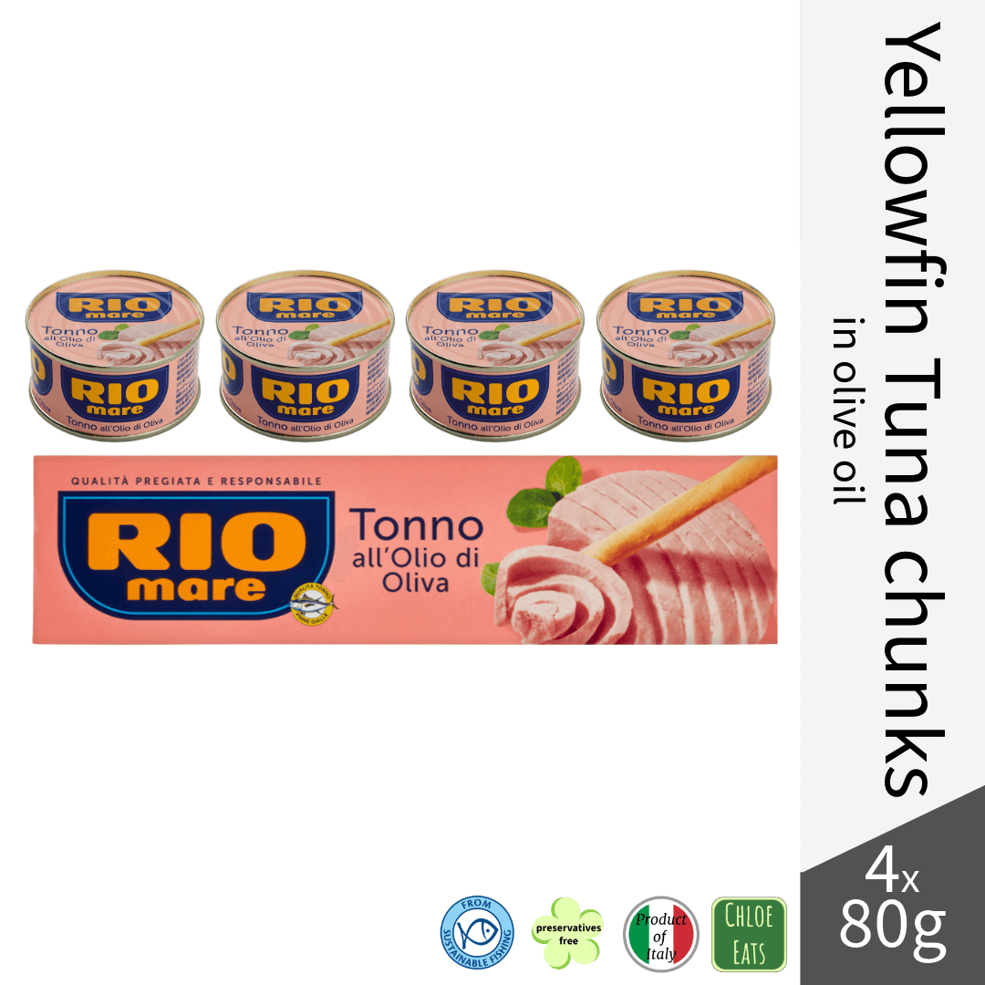 Rio Mare Tonno Yellowfin Tuna chunks in olive oil — Chloe Eats